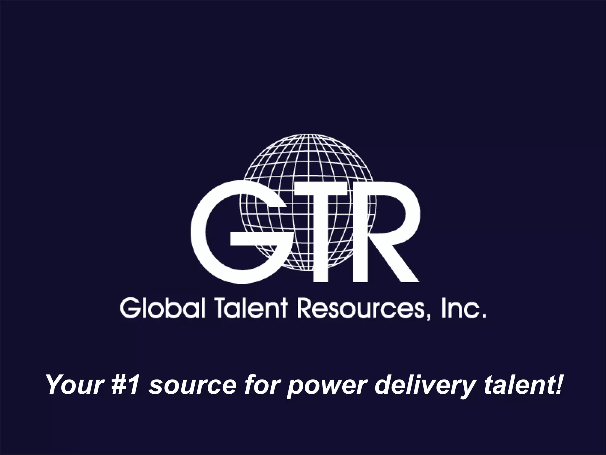 GTR Client Overview | PPT