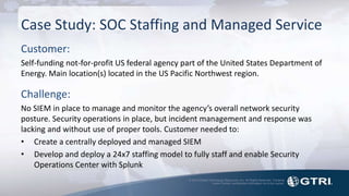 GTRI Splunk Case Studies - Splunk Tech Day | PPT