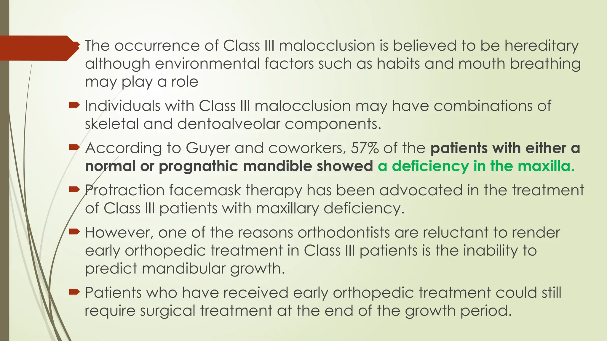 Treatment timing using GTRV in class 3 .pptx