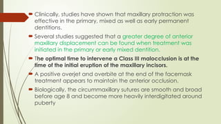 Treatment timing using GTRV in class 3 .pptx
