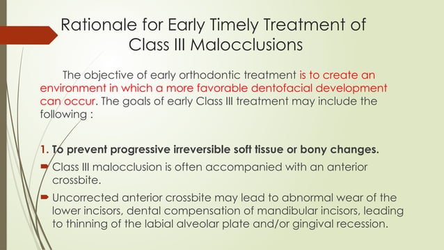 Treatment timing using GTRV in class 3 .pptx | Dental Health | Diseases ...
