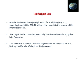 Geological time scale- Haeden to Recent | PPTX