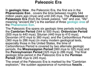 GTS paleozoic-Geomorphology Chapter-Geomorhology Chapter | PPT