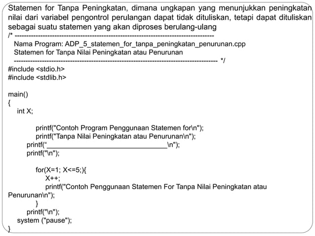 4 adp struktur perulangan | PPT