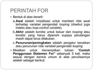4 adp struktur perulangan | PPT