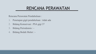 metal frame denture unilateral design using rpa | PPTX