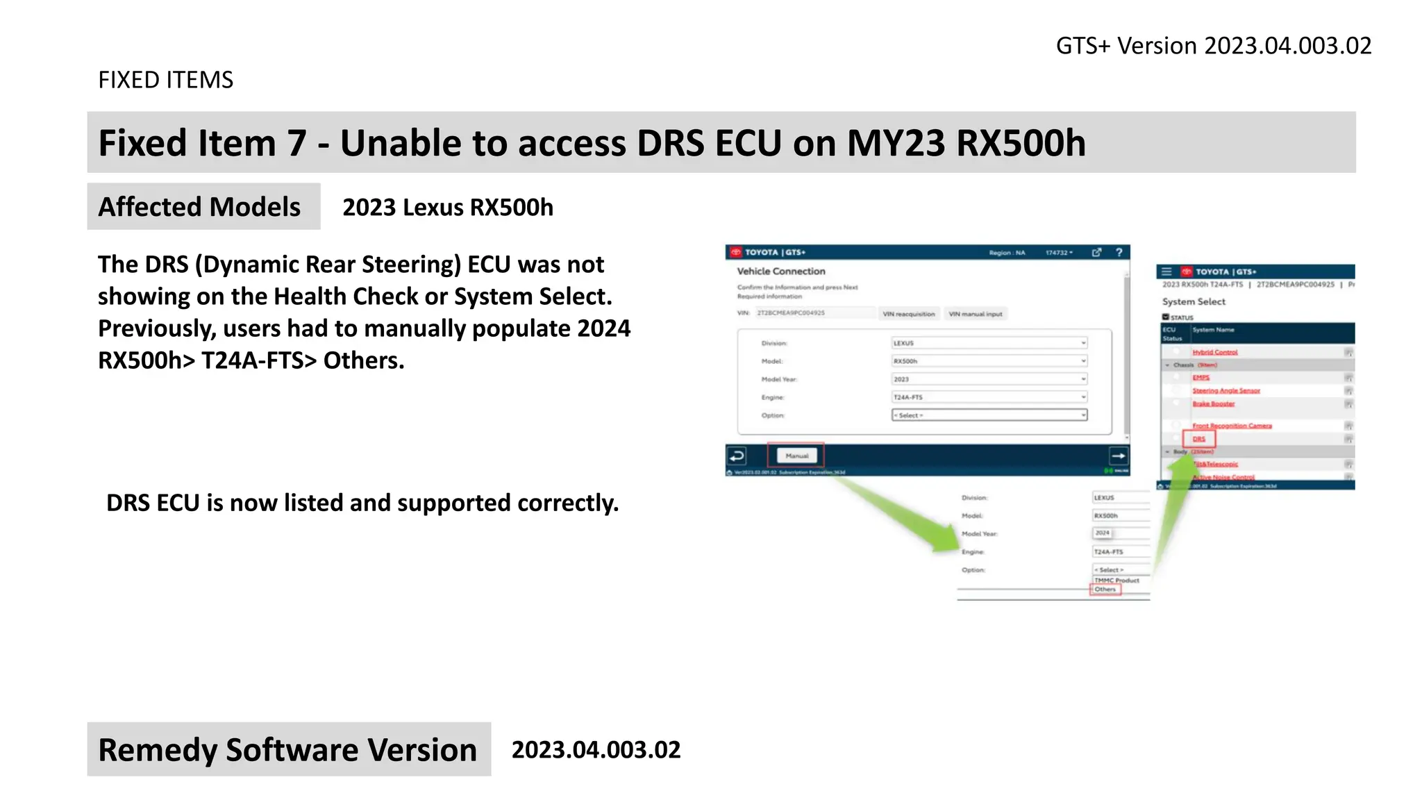 GTS+_Known_Bugs_V2023.04.003.02_Techinfo.pdf