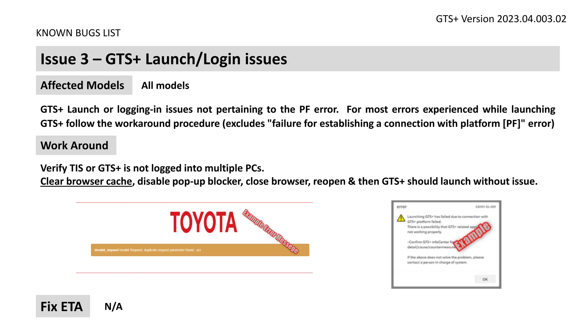GTS+_Known_Bugs_V2023.04.003.02_Techinfo.pdf
