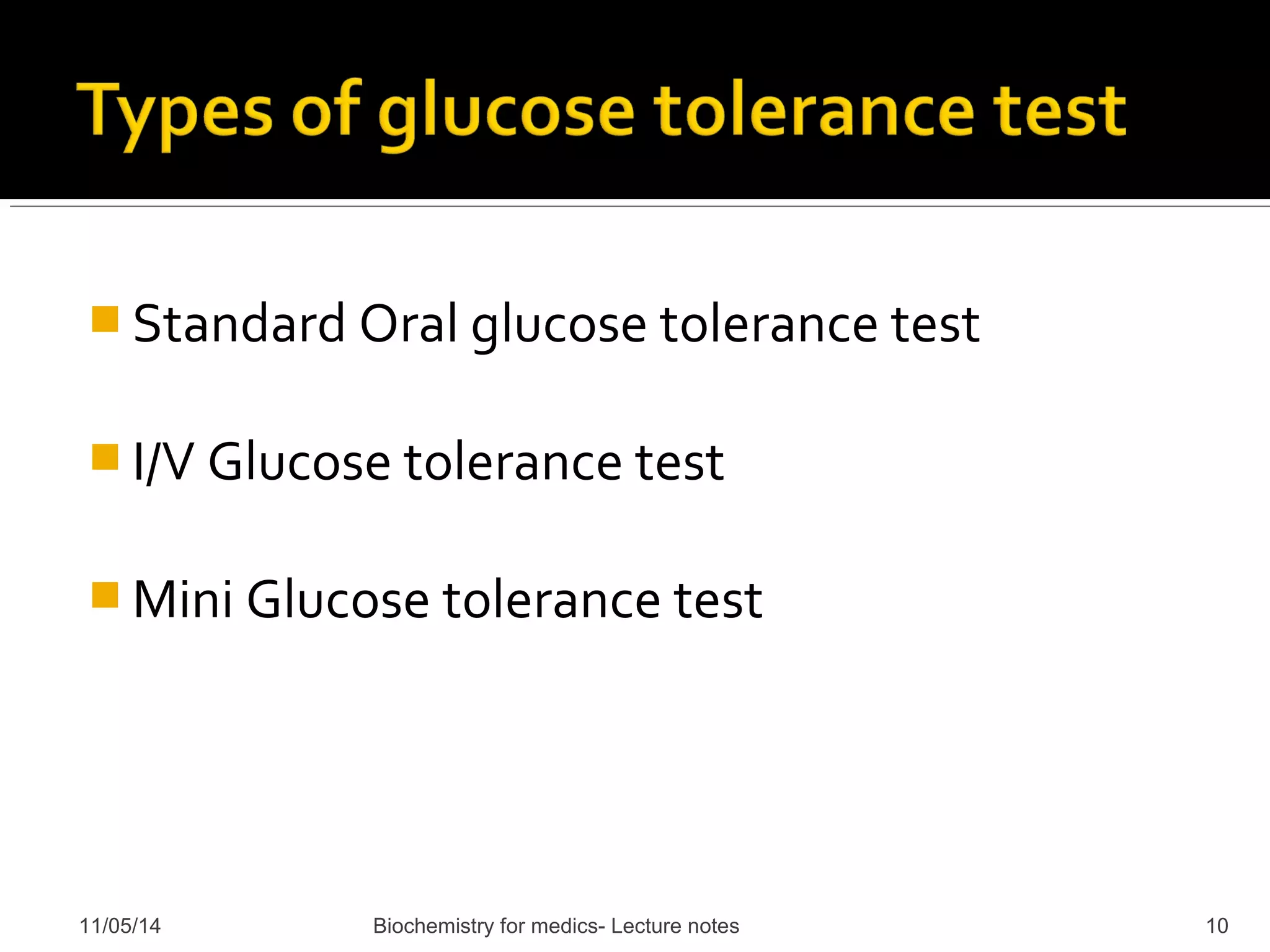 Glucose Tolerance Test | PPT