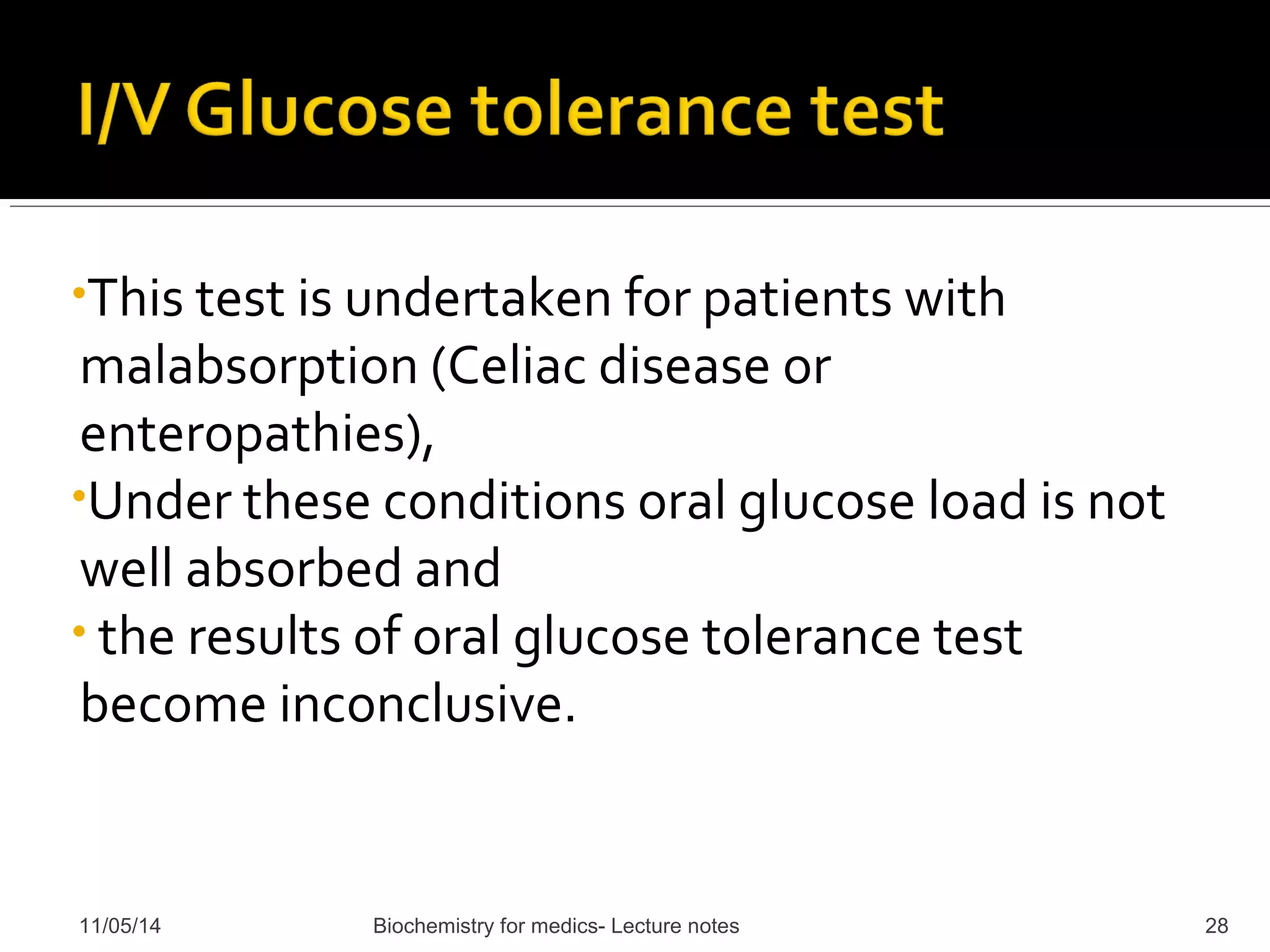 Glucose Tolerance Test | PPT