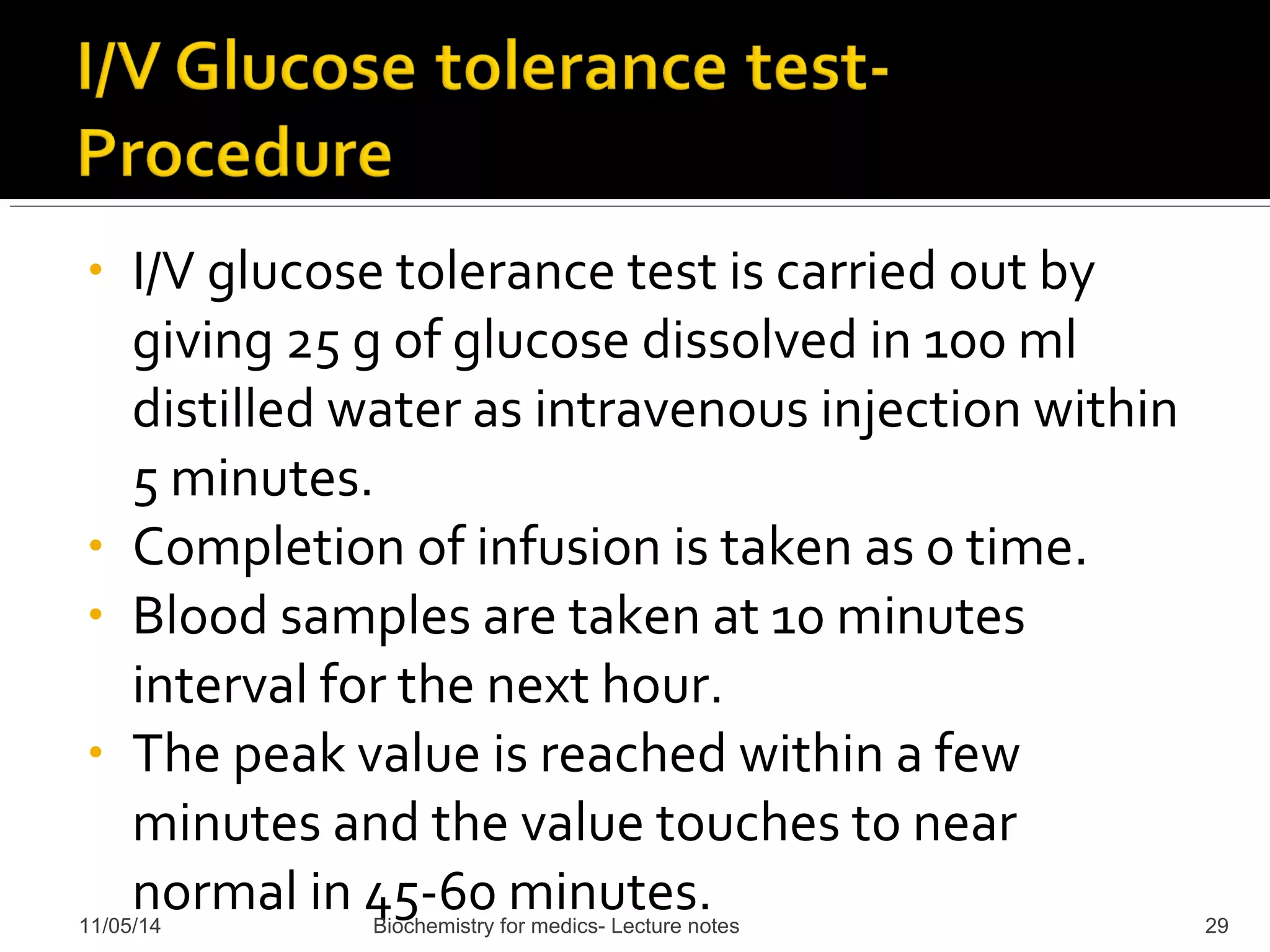 Glucose Tolerance Test | PPT