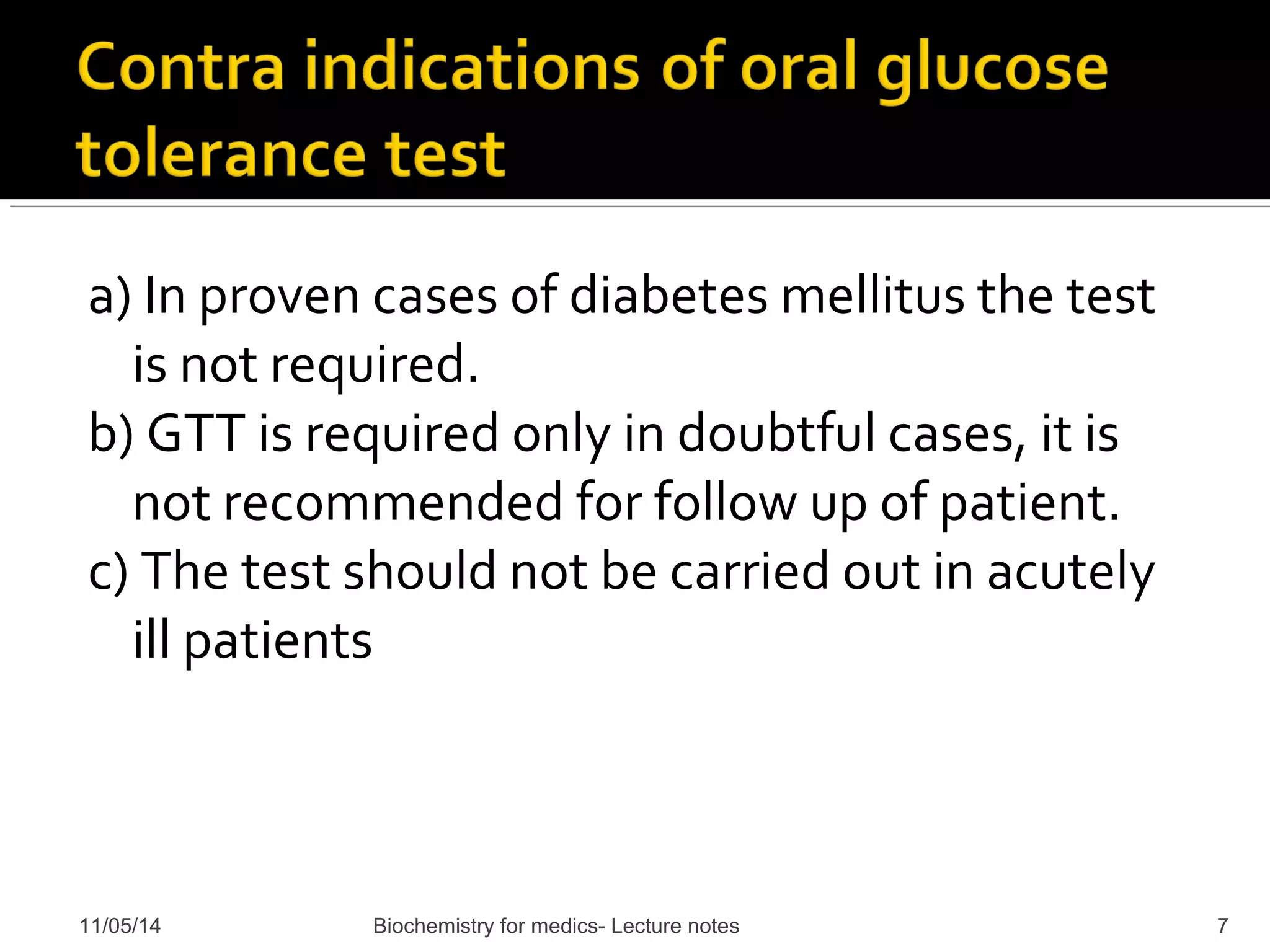 Glucose Tolerance Test | PPT