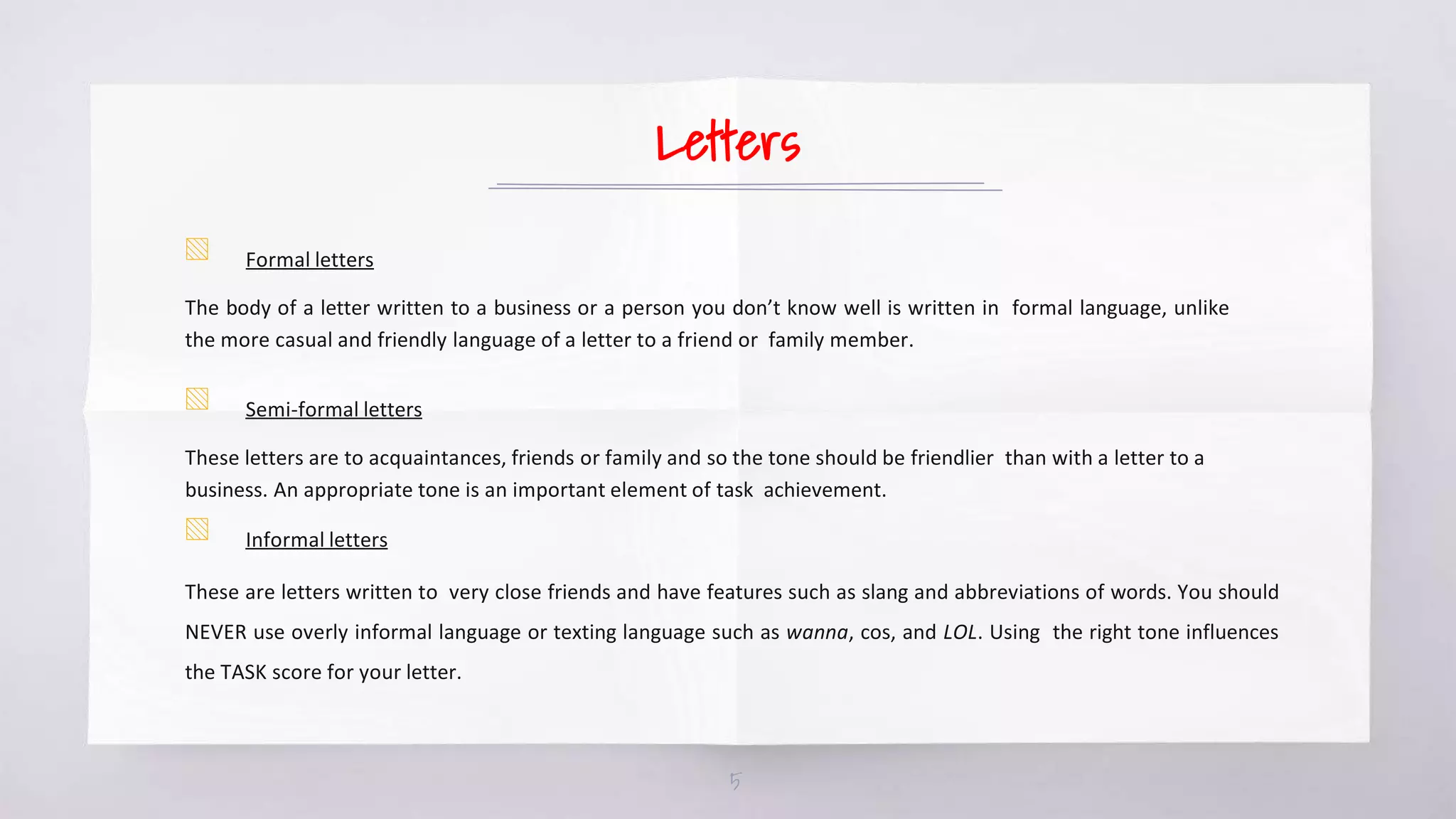 IELTS General Training Writing Task 01 | PPTX