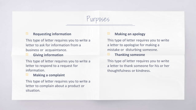 IELTS General Training Writing Task 01 | PPTX
