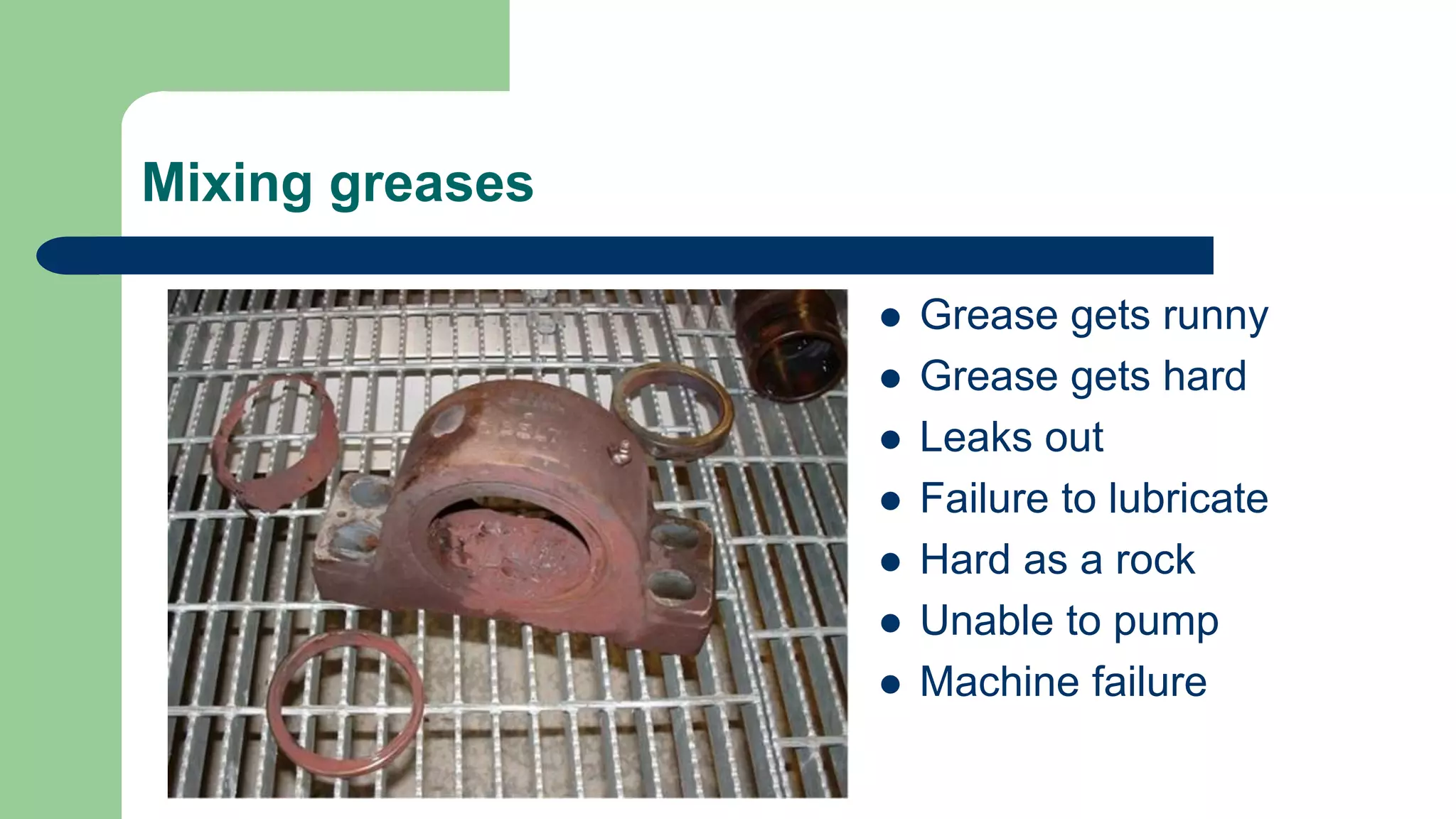 Grease Mixing and Compatibility Studies | PPT