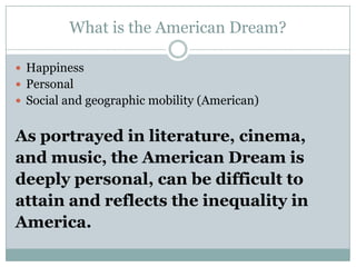 G tthe american_dream | PPT