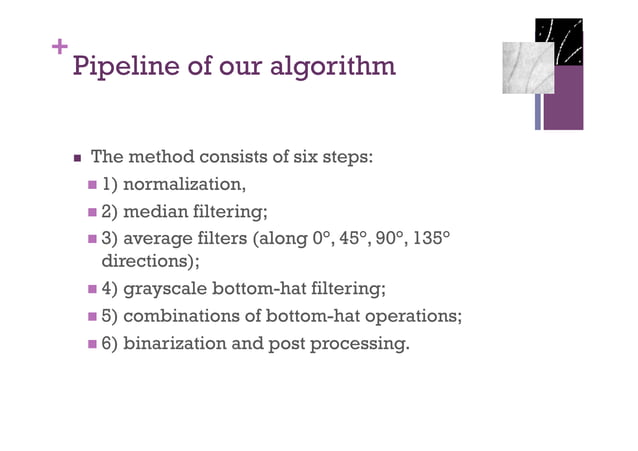 Features extraction for palmprint-based identification | PPT