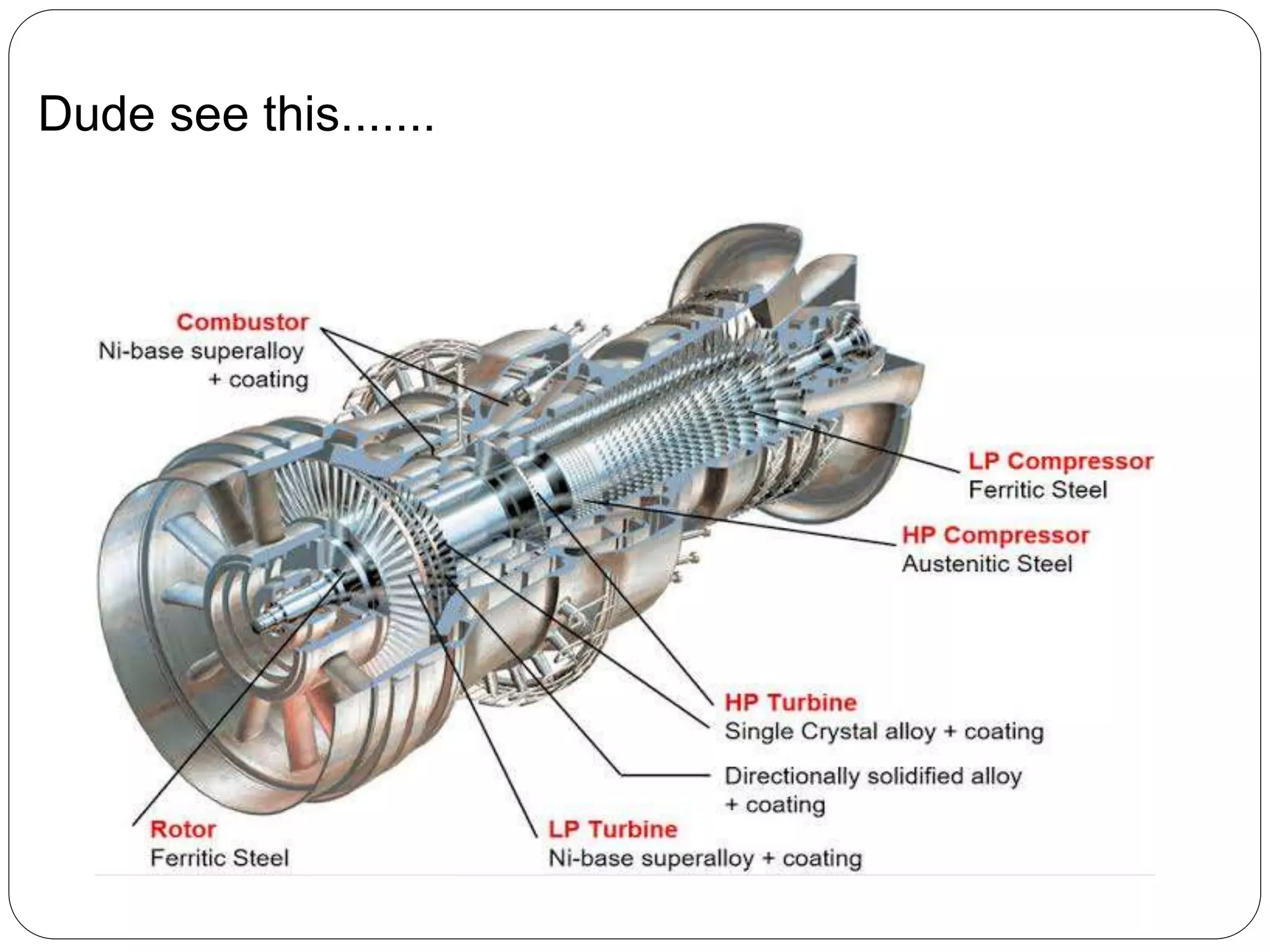 gas turbine materials and properties | PPTX