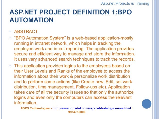 Gtu Approved Project Definitions In