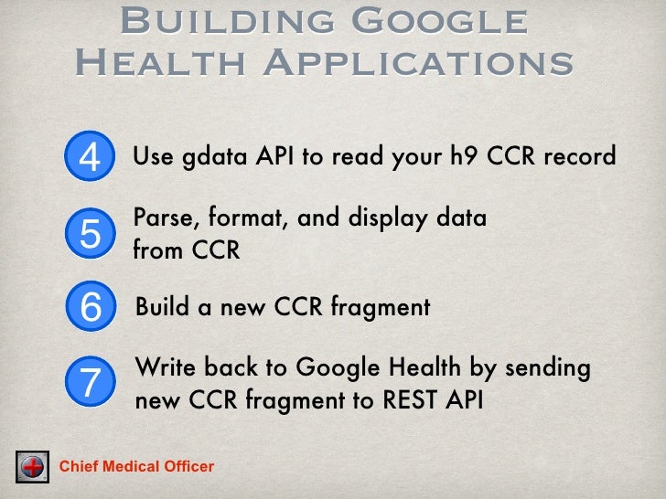 Google Health Architecture & API