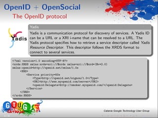Openid+Opensocial | PPT