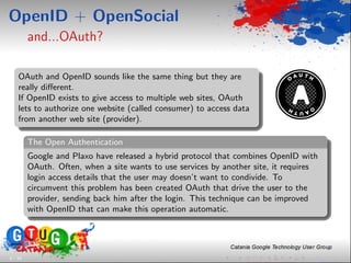 Openid+Opensocial | PPT