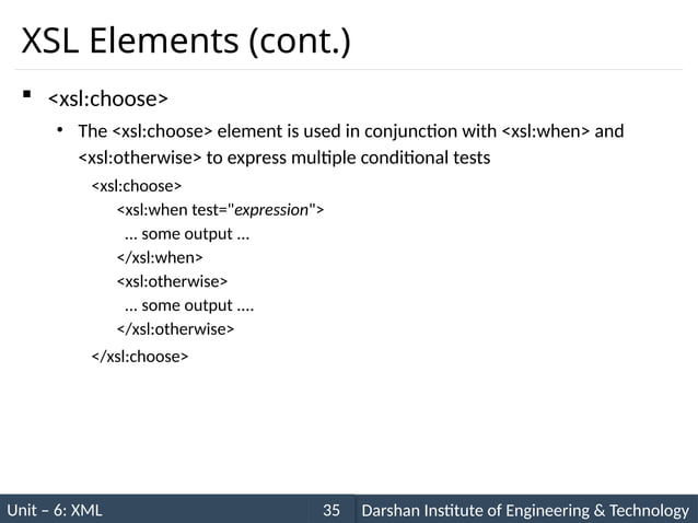 programming with xml for graduate students | PPT