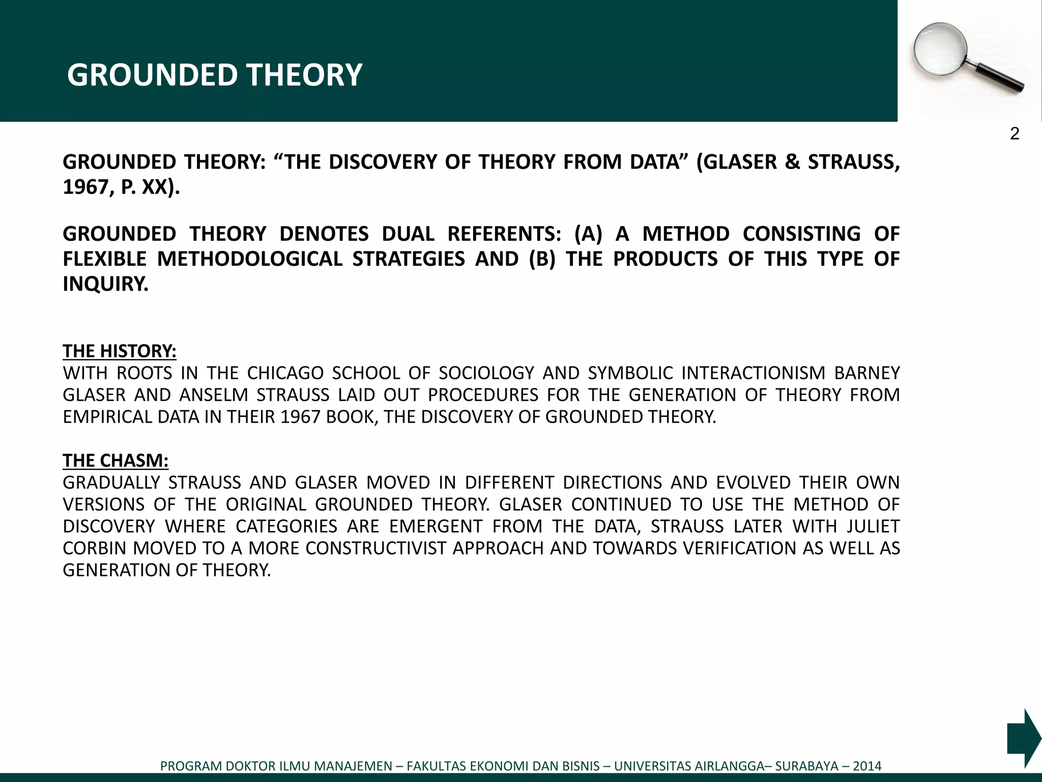 Grounded Theory | PPTX