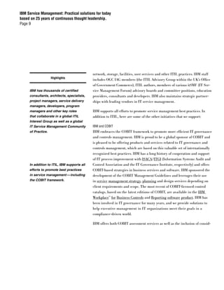 IBM Service Management Paper | PDF