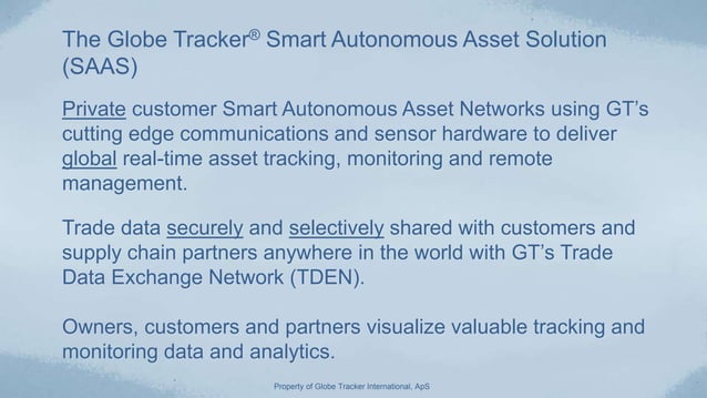 Globe Tracker rail car tracking and monitoring solution with real time ...