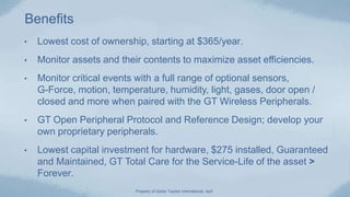 Globe Tracker rail car tracking and monitoring solution with real time ...
