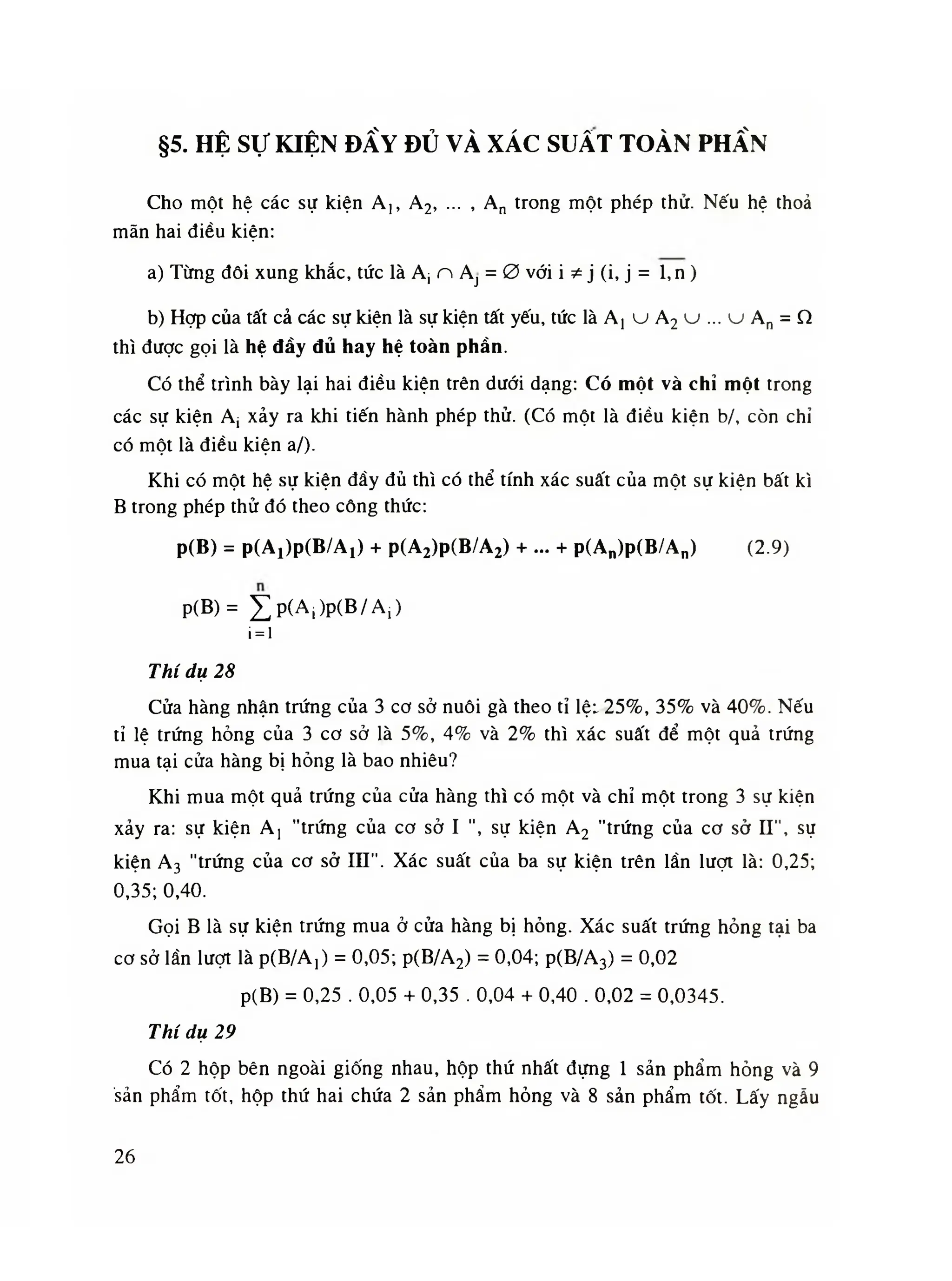 Giáo trình môn sác xuất thống kê cơ bản hay | PDF