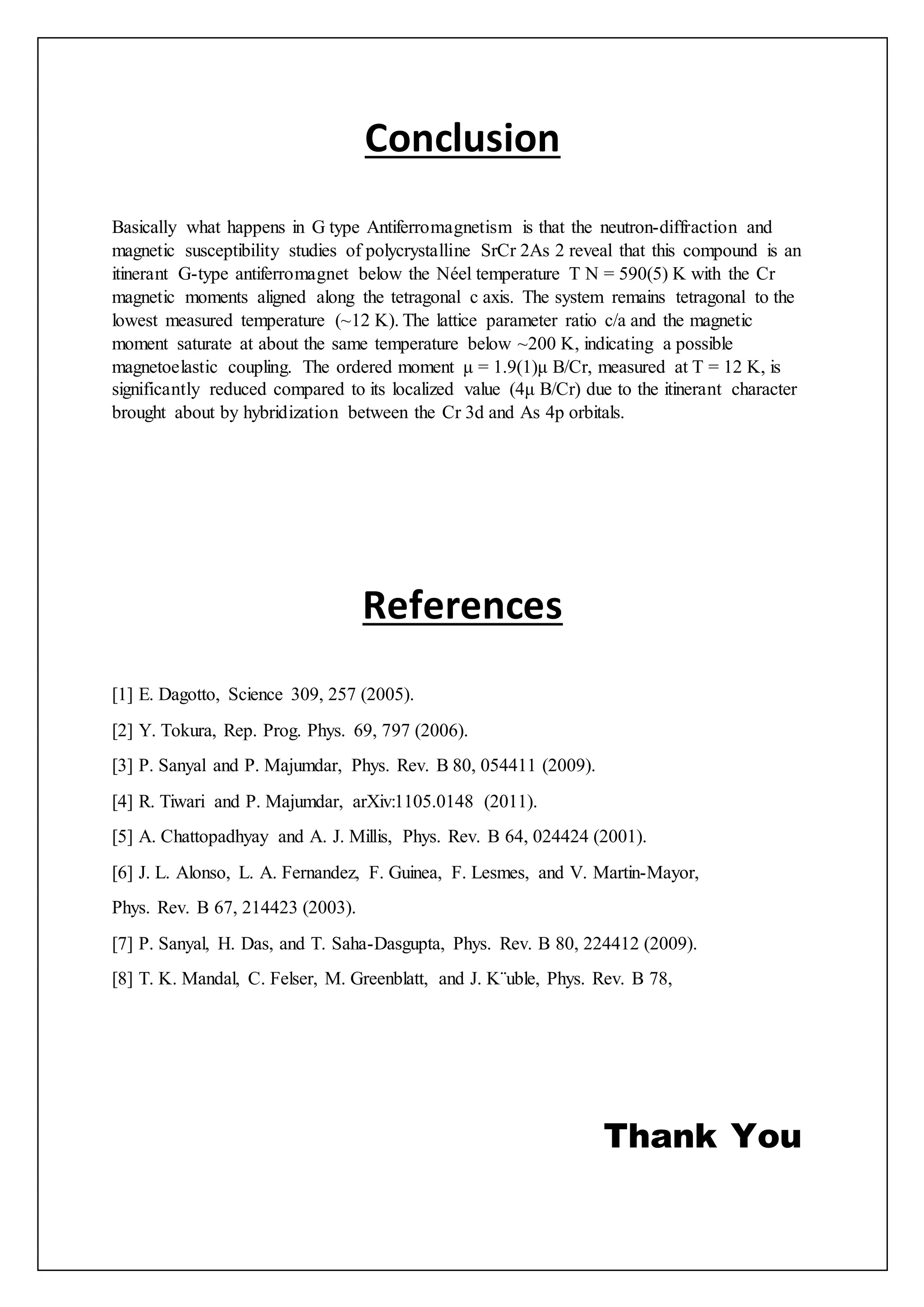 G Type Antiferromagnetic by Singhan Ganguly | DOCX