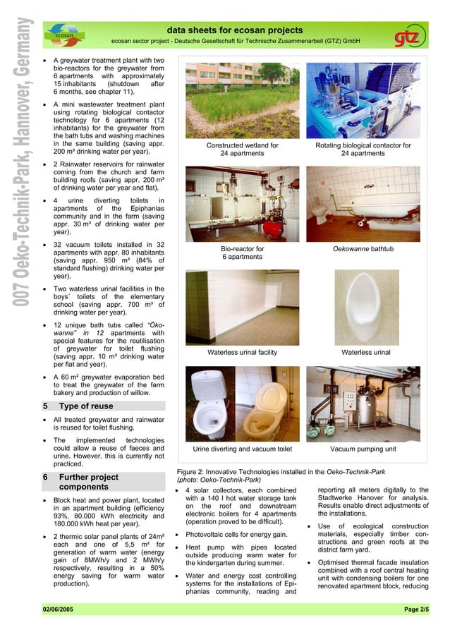 Gtz 2005 oeko technik park hannover germany | PDF