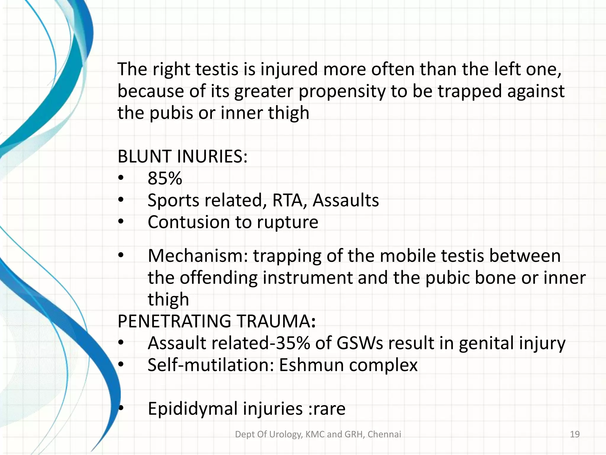 Gu trauma- external genitalia | PDF