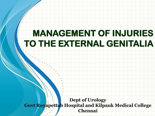 Gu trauma- external genitalia | PDF