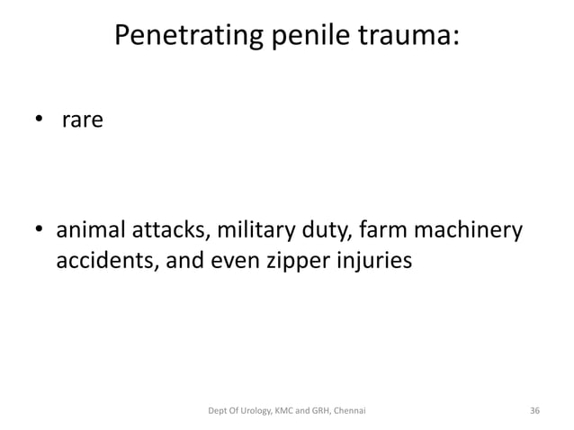Gu trauma- external genitalia | PDF