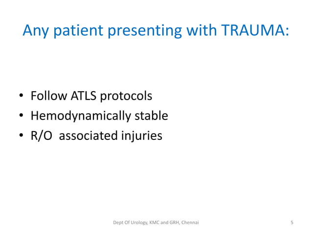 Gu trauma- external genitalia | PDF