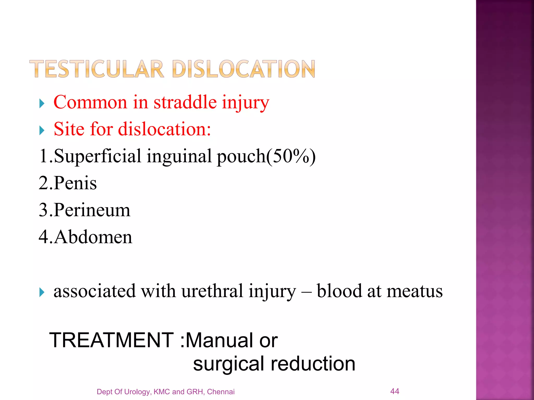 Gu trauma- genital | PDF