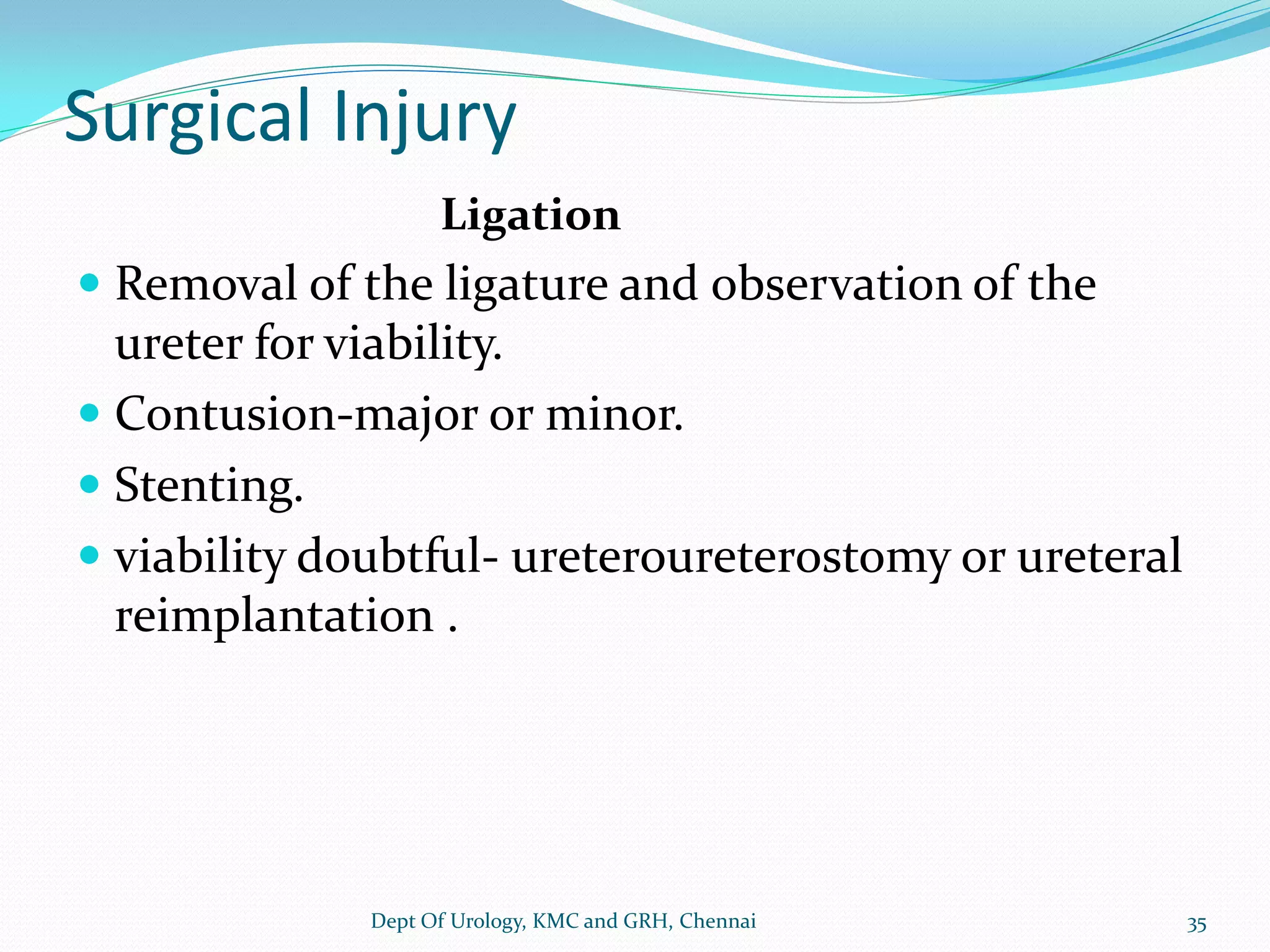 Gu trauma- ureter | PDF | Death, Injury, or Military Conflict ...