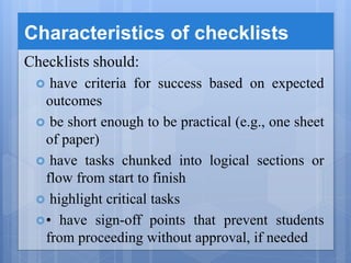 Checklist | PPTX