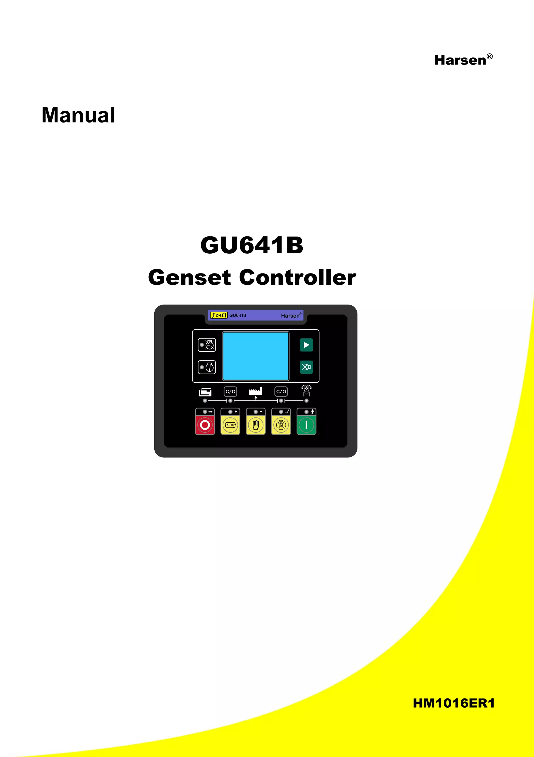 Gu641 B Genset Control Operation Manual[1] | PDF