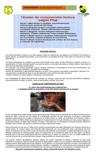 Guía 2 comprensión lectora noveno | PDF