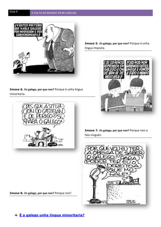 Guía 4. o galego no mundo. a lusofonía. | PDF