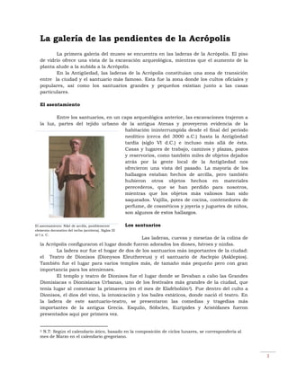 Guía corta del museo de la Acrópolis | PDF