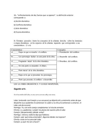 Guìa de aprendizaje género dramático | DOCX | Drama | Genres