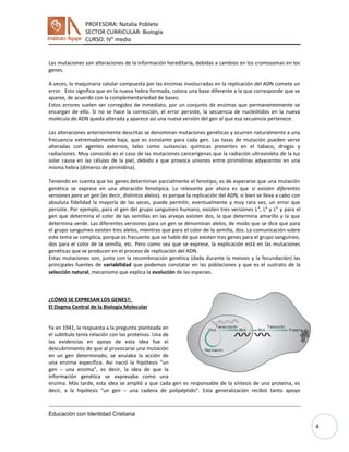 Guía de aprendizaje n°1 replicacion (4 medio) | DOC