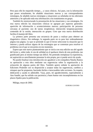 Guía de ayuda al terapeuta cognitivo-conductual - Aurora Gavino Lázaro ...