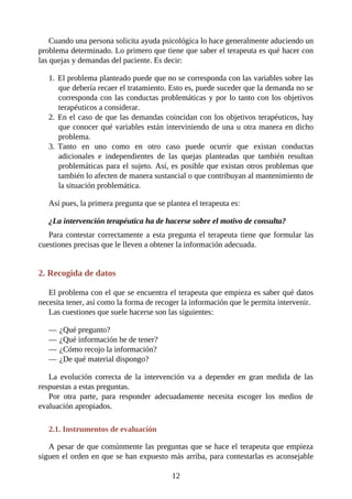 Guía de ayuda al terapeuta cognitivo-conductual - Aurora Gavino Lázaro ...