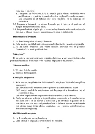 Guía de ayuda al terapeuta cognitivo-conductual - Aurora Gavino Lázaro ...